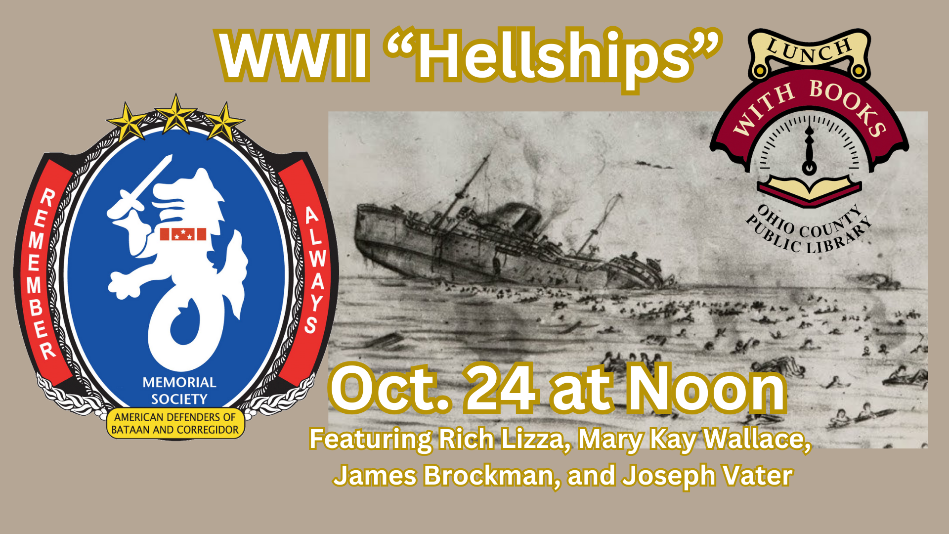 WWII Hellships with ADBC Museum | Calendar | Ohio County Public Library | Ohio County Public ...
