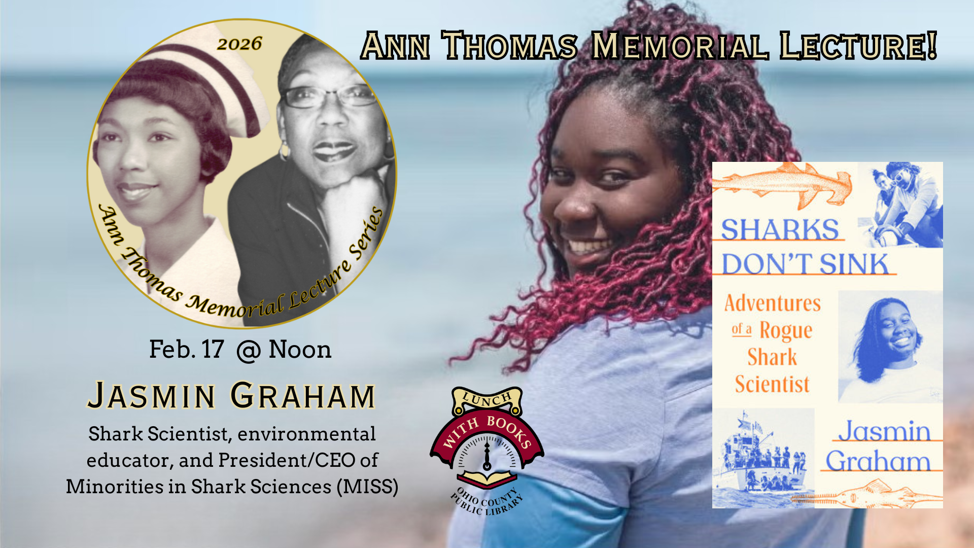 IN PERSON ONLY - Ann Thomas Memorial Lecture Series Featuring Jasmin ...