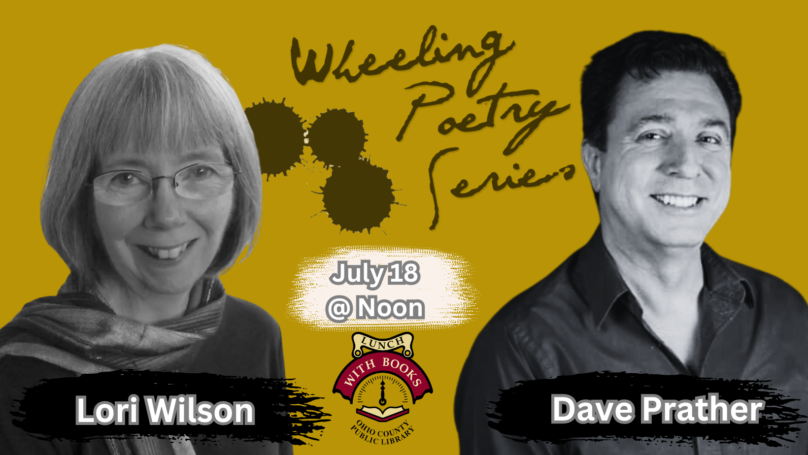 Lunch With Books: Wheeling Poetry Series Presents Lori Wilson & David ...