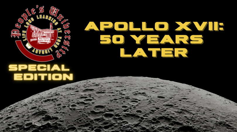 People's University: Apollo 17: 50 Years Later | Calendar | Ohio County ...