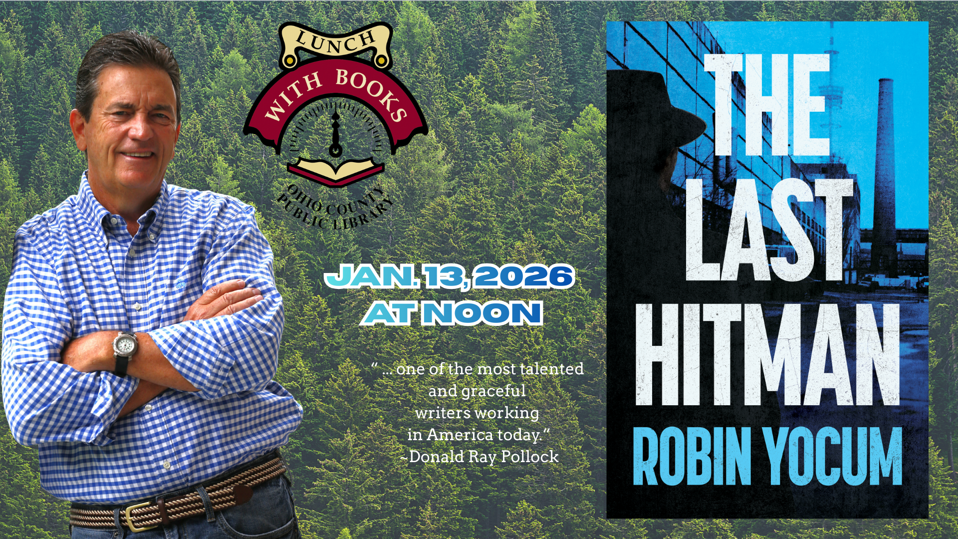 "The Last Hitman" with author Robin Yocum | Calendar | Ohio County ...